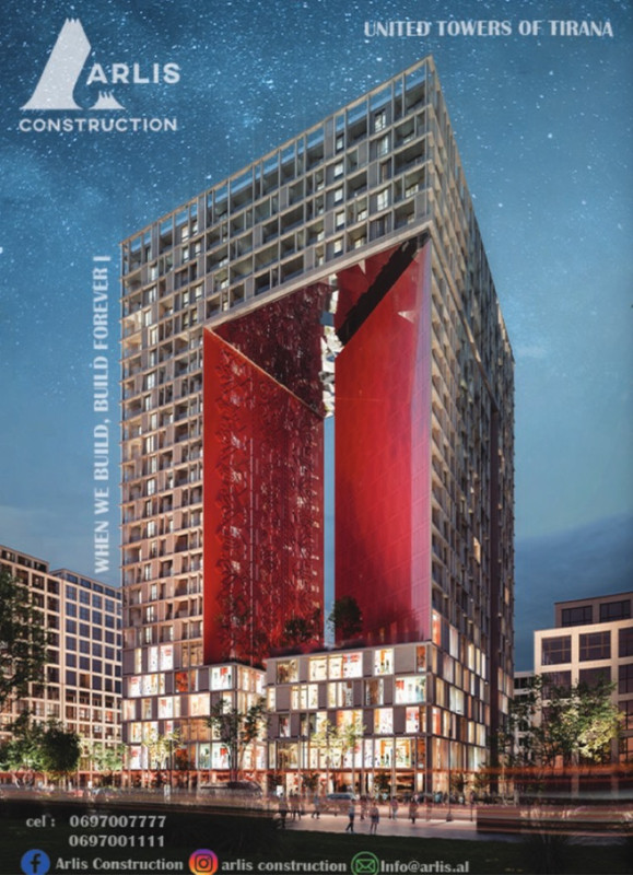 United Towers of Tirana | 96 m | 25 fl/kate | U/C | SkyscraperCity Forum