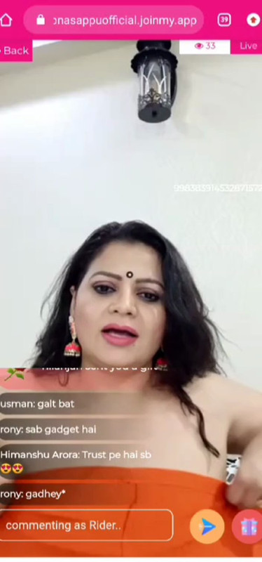 Sapna Sappu Live Hot