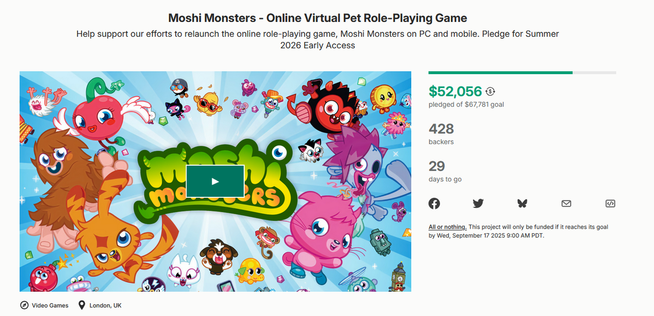 MOSHI MONSTERS KICKSTARTER (Ended!) on Toyhouse
