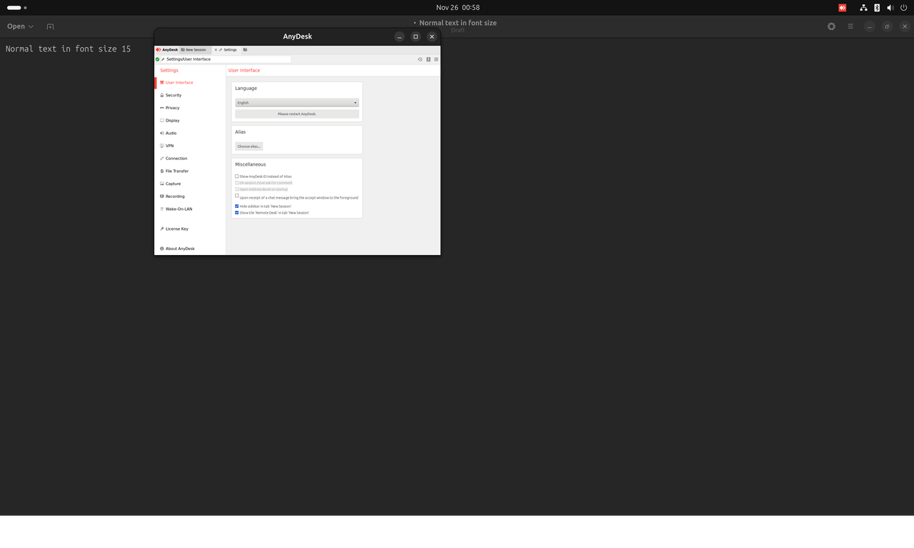Anydesk ui is very small. : r/AnyDesk