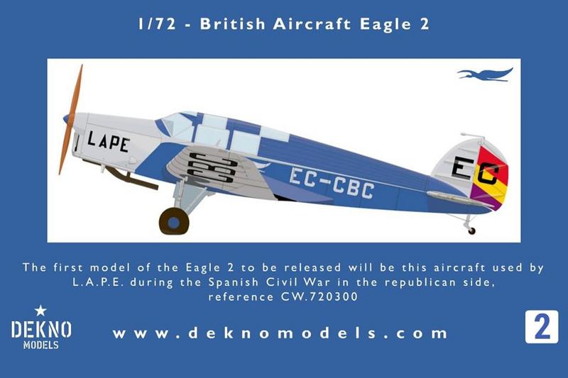 1/48 & 1/72 - British Aircraft/Klemm Eagle 2 & BK.1 3D printed kits ...