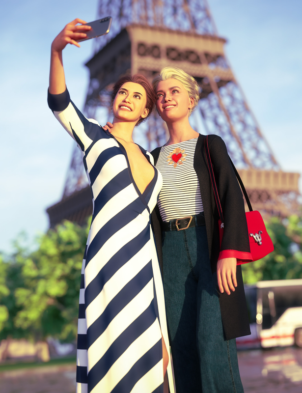 (FILLED 06-09-2022) Paris Mega Bundle (Excuse My French Bundle) - Free Daz 3D Models