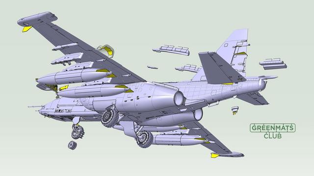 1/72 - Sukhoi Su-25 & Su-25UB "Frogfoot" by Clear Prop Models - 3D ...