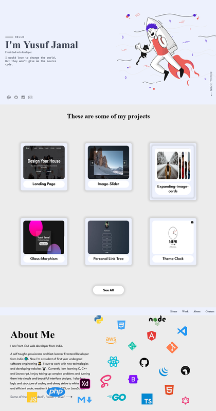 GitHub - yusuf7861/Personal-Portfolio: My personal portfolio
