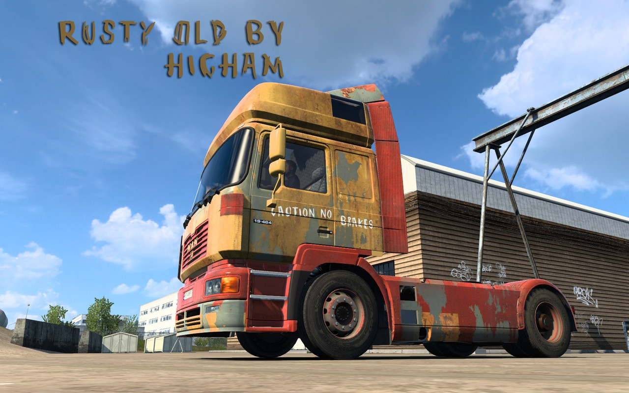 Rusty OLD skin FOr MAN F2000 - SCS Software