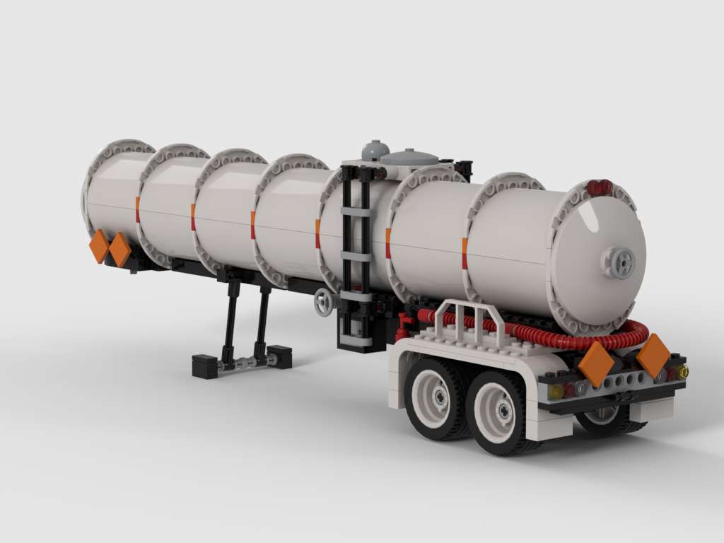 LEGO MOC Tanker Trailer for Truck with V12 & CAT Diesel Engine by rayb ...