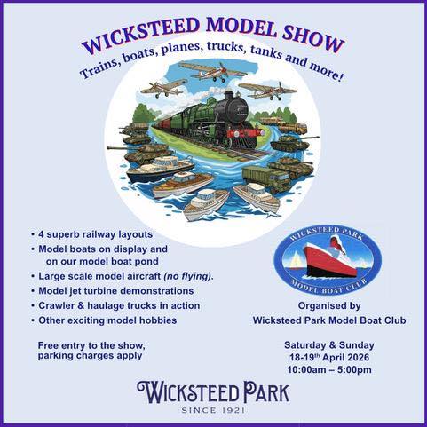 WICKSTEED MODEL SHOW - 18, 19 April 2026