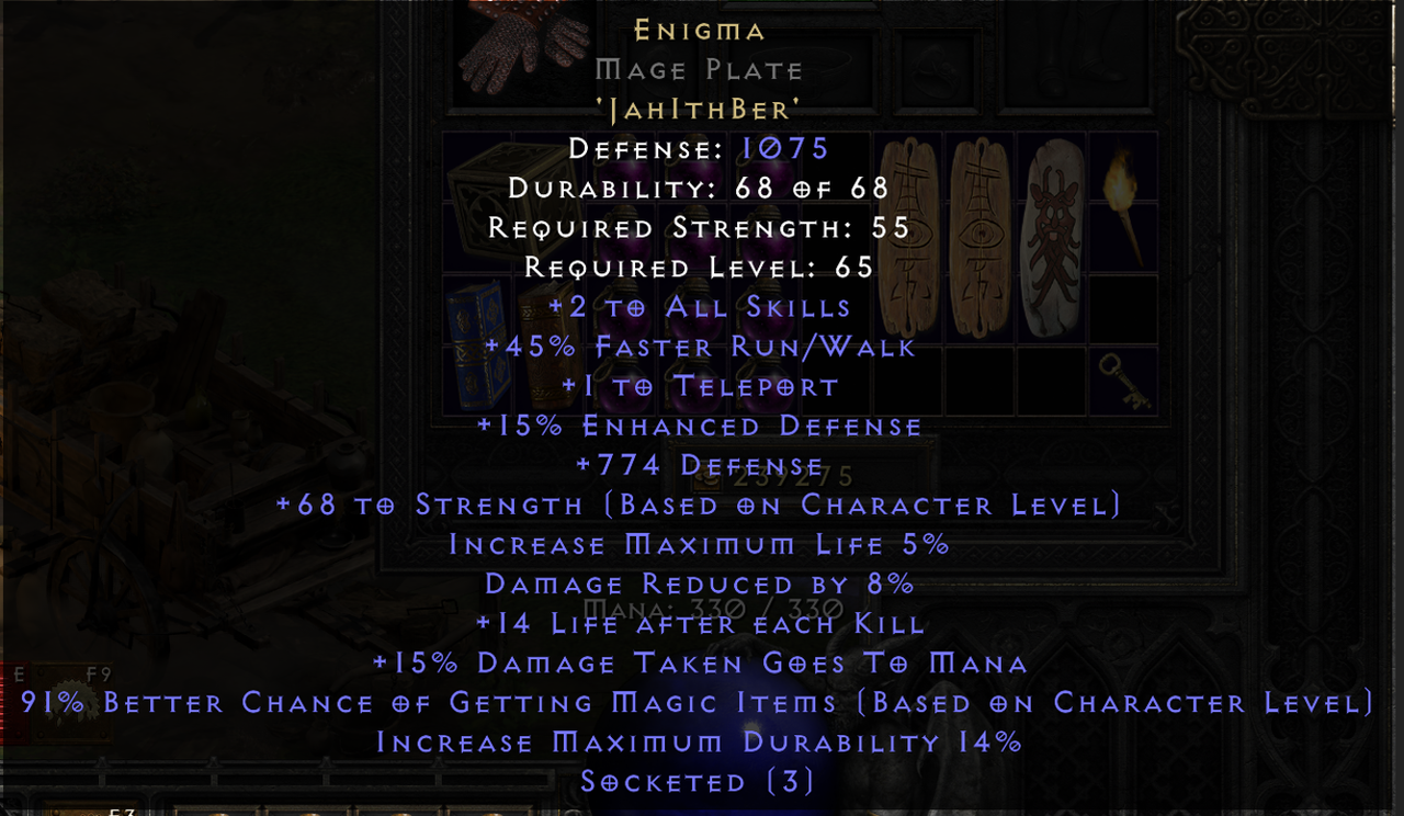 @@ 15ed Mp Enigma (+774 Defense) @@ - Topic - d2jsp