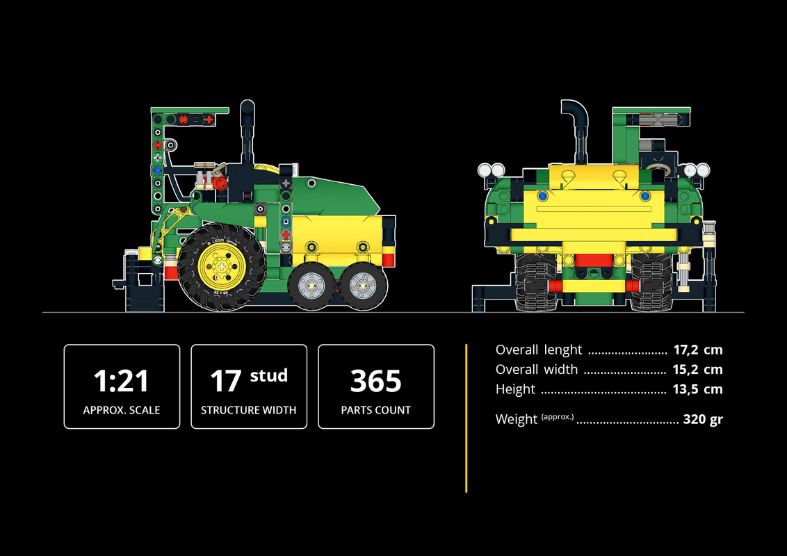 LEGO MOC 42136 - Asphalt Paver by ufotografol | Rebrickable - Build ...