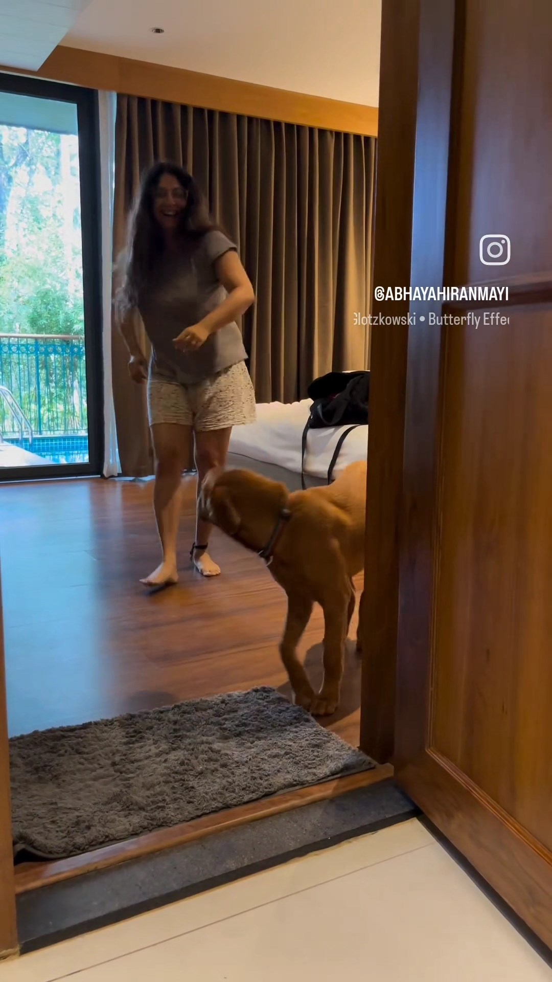 Abhaya Hiranmayi Bouncing braless Big Boobs and Deep Navel and Ass mp4 snapshot 00 08 158 ...