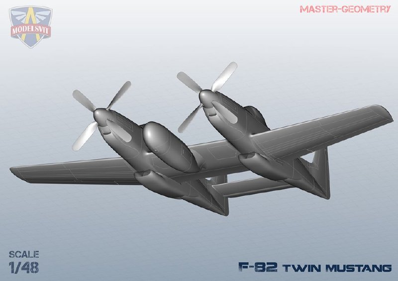1/48 - North American F-82E/F/G/H Twin Mustang by Modelsvit - F-82F/G ...
