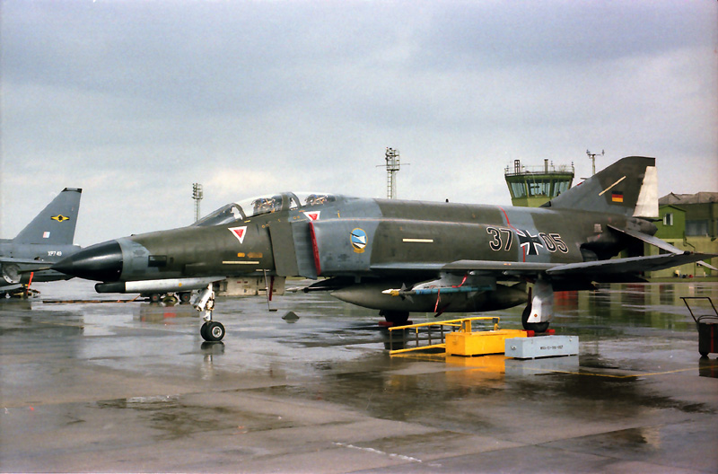 WGAF JG-74 F-4F Phantom exchange 11Sqdn. Binbrook March 1985 ...