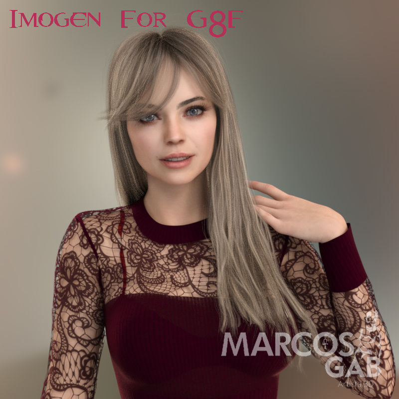 MGAB Imogen For Genesis 8 Female 2025 - Free Daz 3D Models