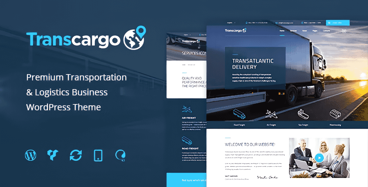 Transcargo - Transportation WordPress Theme For Logistics – Bliter GPL