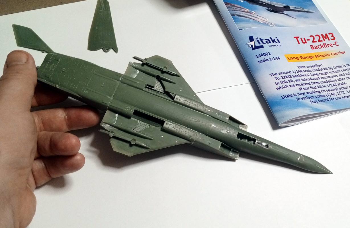 Litaki model kit Tu-22M3 Backfire-C . Scale 1/144 - Work in Progress - Aircraft - Britmodeller.com