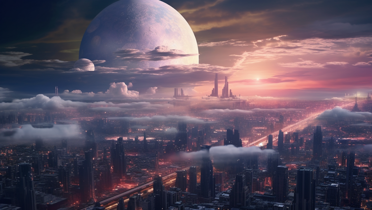 Giobbi To a city surrounded by cloud is shown in the sky with a ec0a4a0d b6e1 4b4e 98a5 ...