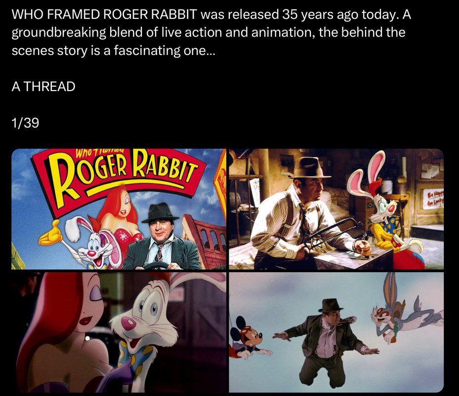 35 Years of Roger Rabbit - Blu-ray Forum
