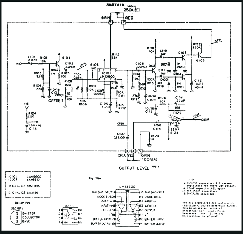 Ibanez UE400 comp schematic — Postimages