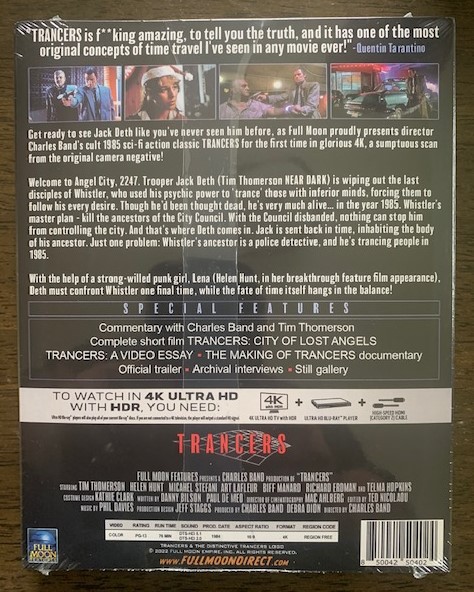 Trancers 4K UHD (1985) - Page 3 - Blu-ray Forum