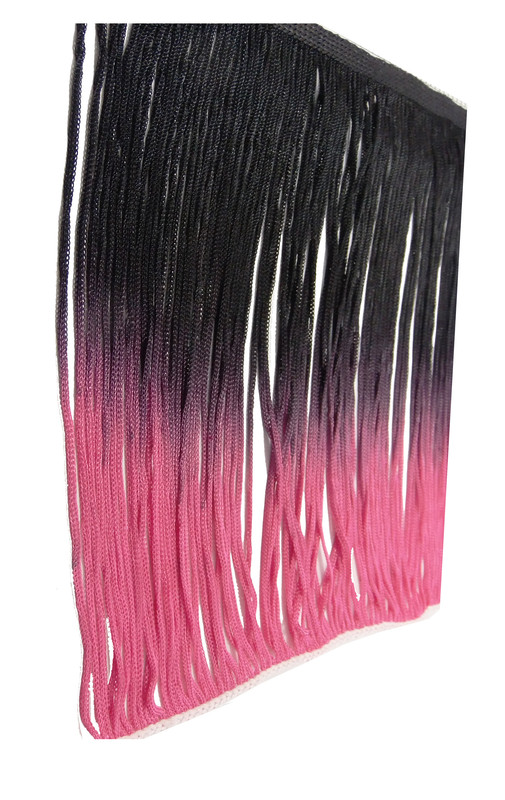 Tie-Dye Ombre Chainette Fringe Tonal Multi Color Thread Yarn Trim-23 ...