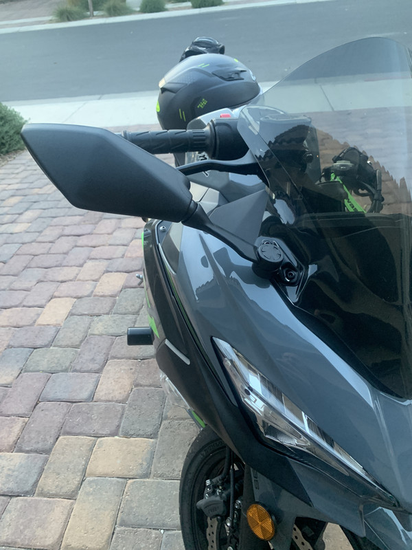 Smaller mirrors? : r/Ninja400