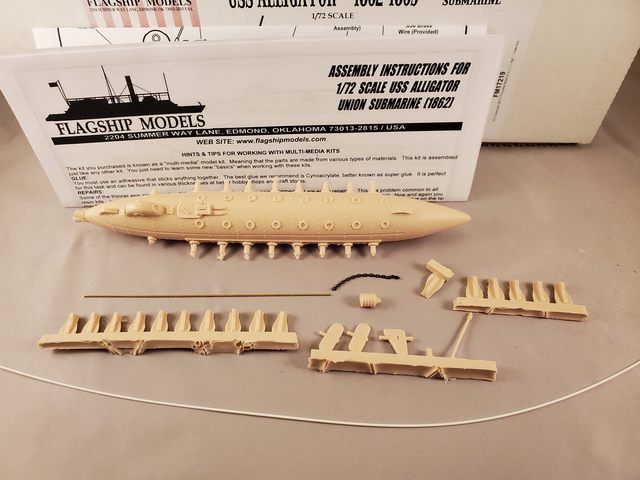 Flagship Models 1/72 USS ALLIGATOR - FINISHED - In The Navy GB ...