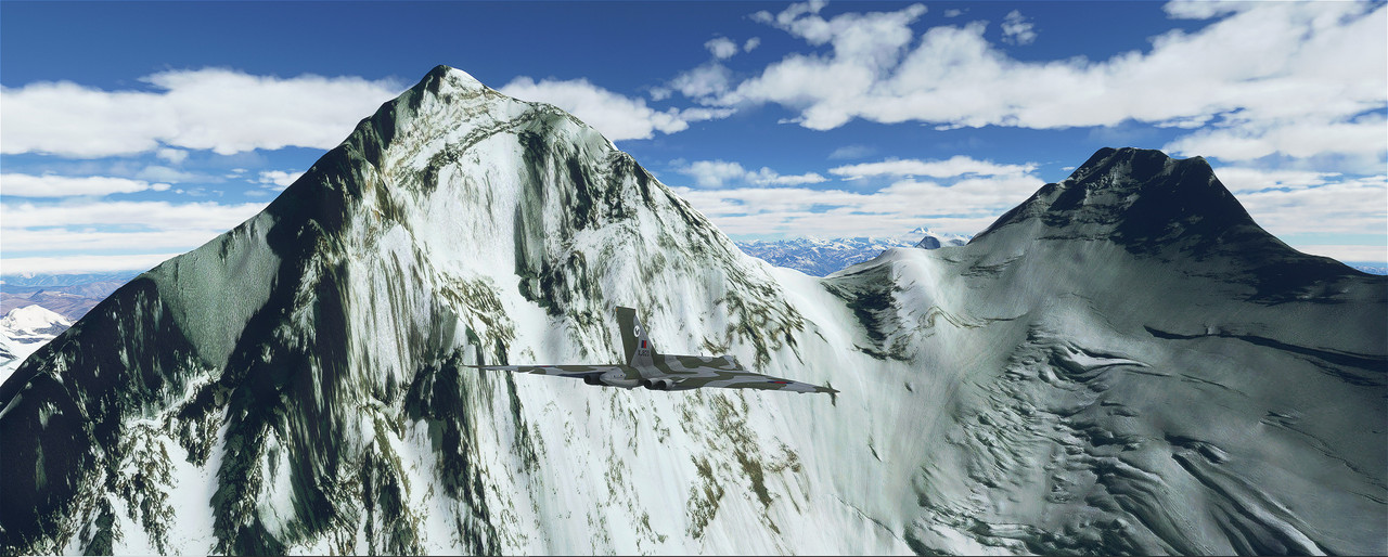 Avro Vulcan over the Himalayas - Community Screenshots - Orbx Community ...