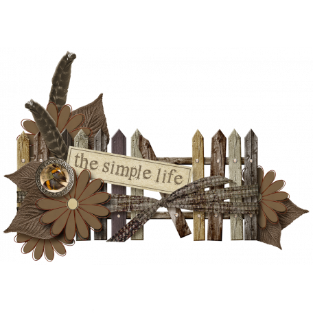 autumn rustic cluster 1 graphic country word art burgundy brown ...