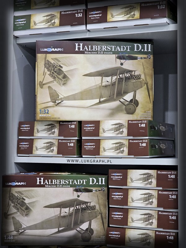 1/48, 1/32 & 1/24 - Halberstadt D.II resin kits by LukGraph - 1/48 & 1/ ...