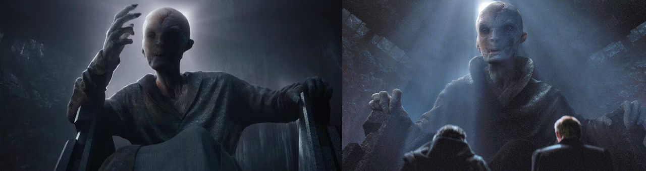 ST - I have a question about the various "appearances" of Snoke in The ...