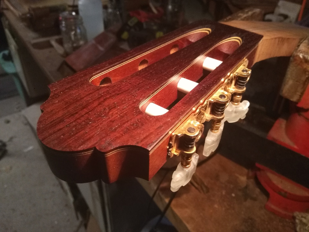 Classical Guitar Headstock Template