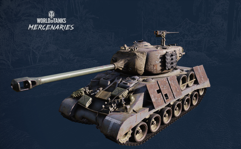 M4 Sherman fitted with a T26 turret with 90mm gun, single prototype ...