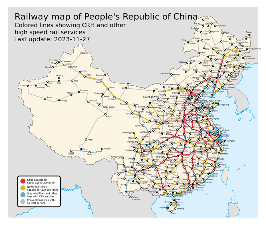 Rail map of PRC svg — Postimages