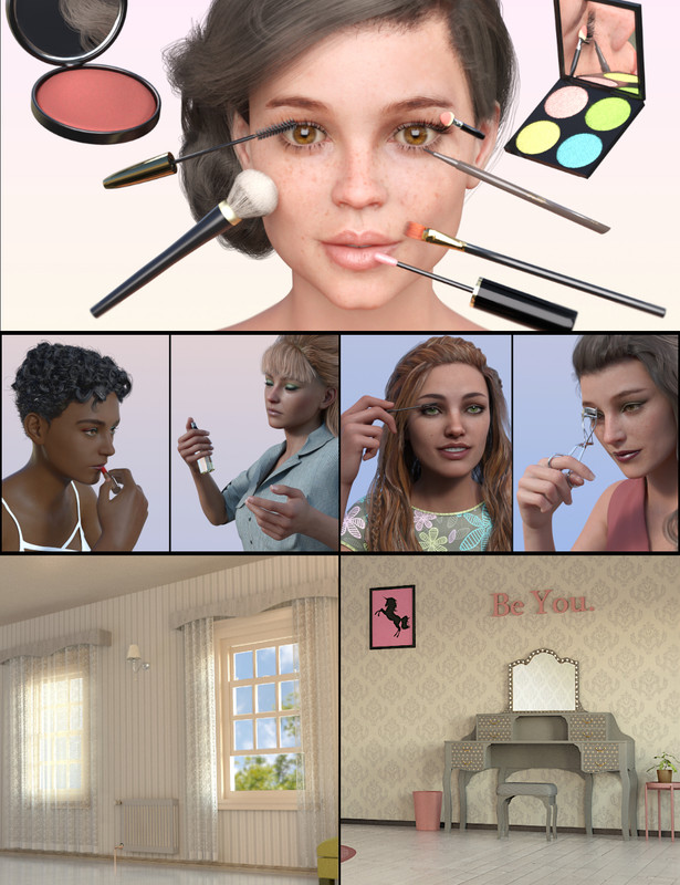 Complete Beauty Collection Bundle 2025 - Free Daz 3D Models