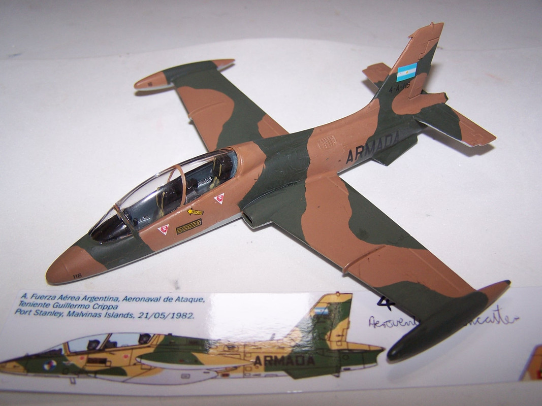 Supermodel Aeromacci MB-339A - COMPLETED - Falklands War 40th ...