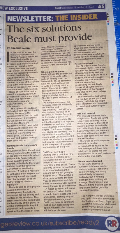 Times six solutuions Beale must provide IMG 1687 — Postimages