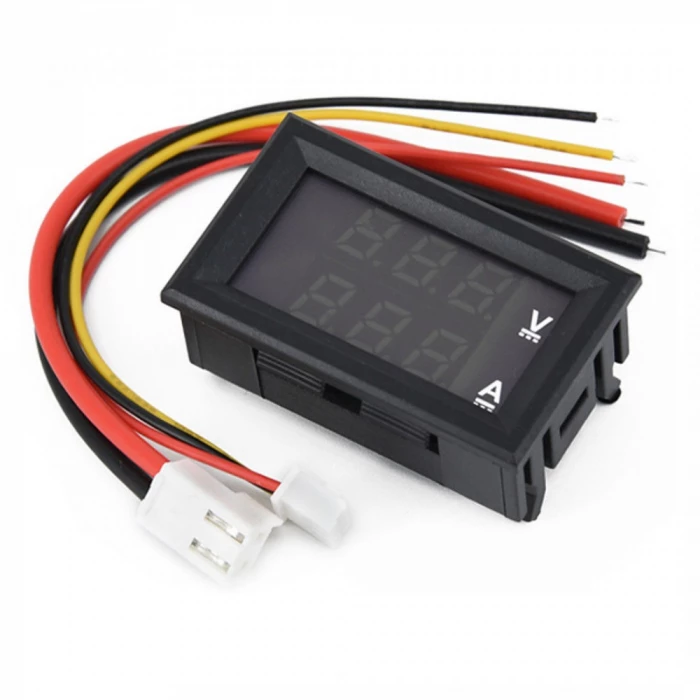 VOLTMETRU si AMPERMETRU auto 0-100V 0-50A 0-100A 100 V 50 A 100 A cu ...