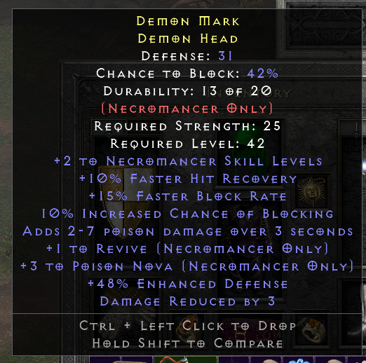 5 Poison Nova Demon Head Price Check - Topic - d2jsp