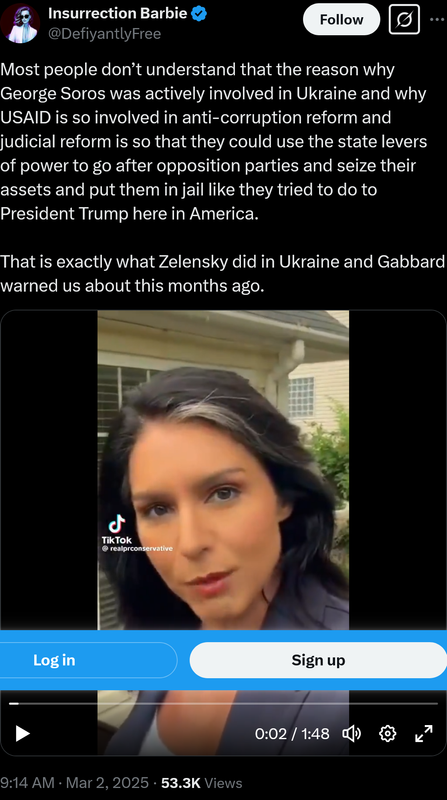 Sunday Talks: DNI Tulsi Gabbard Notes the EU/NATO Hypocrisy President ...