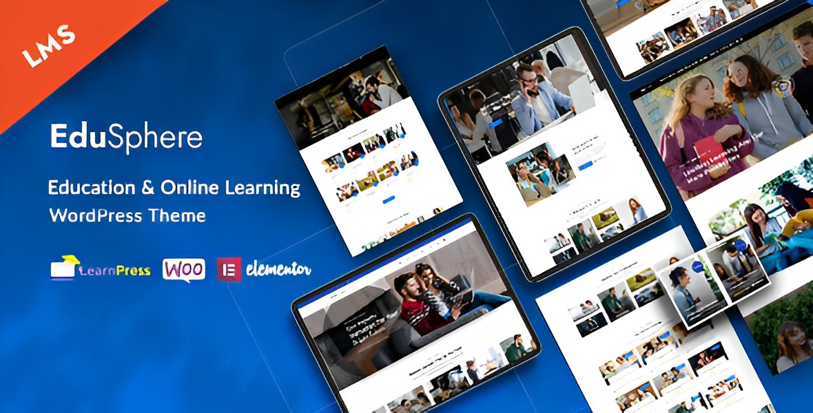EduSphere - Education & Online Learning WordPress Theme – Bliter GPL