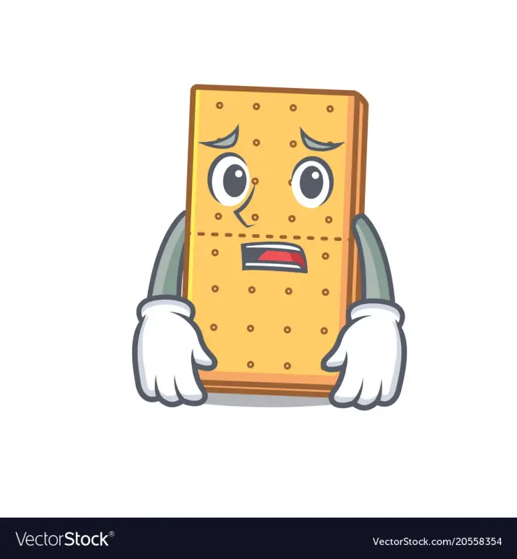 afraid graham cookies mascot cartoon vector 20558354 — Postimages