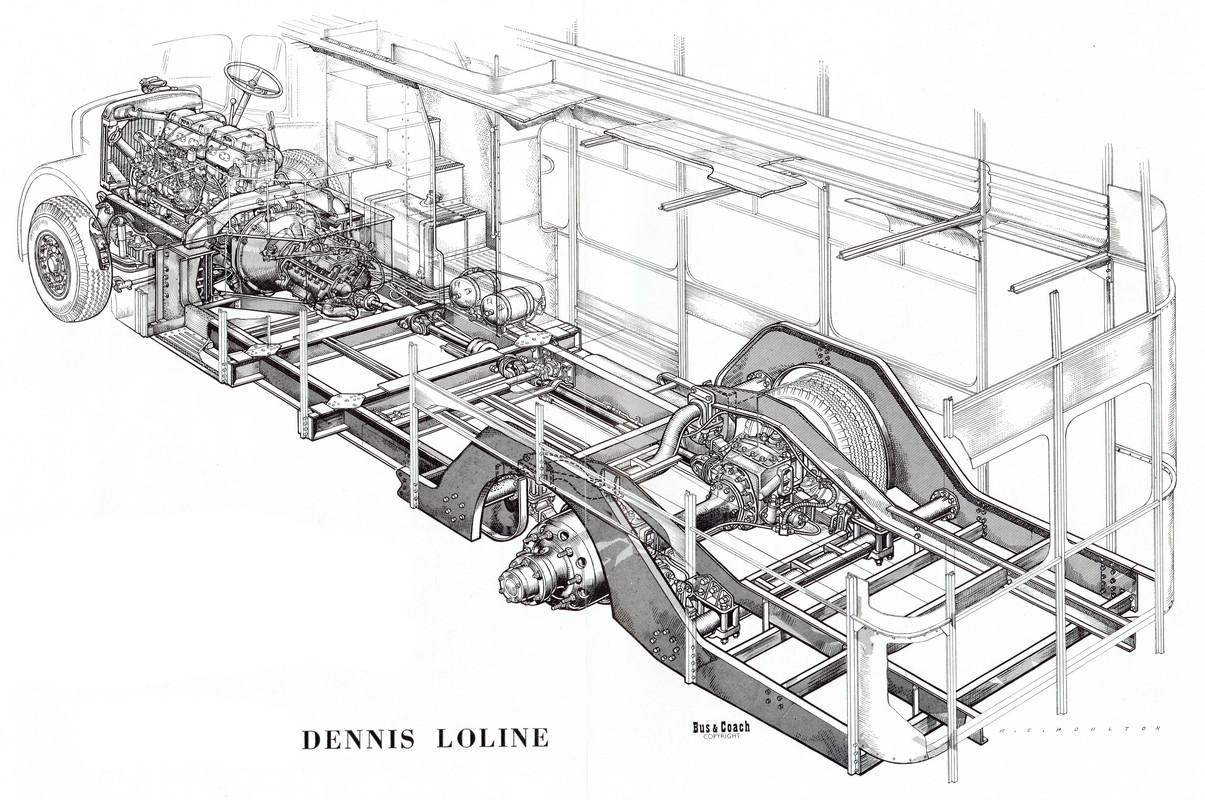 Dennis Loline chassis Willowbrook bodywork(1958) — Postimages