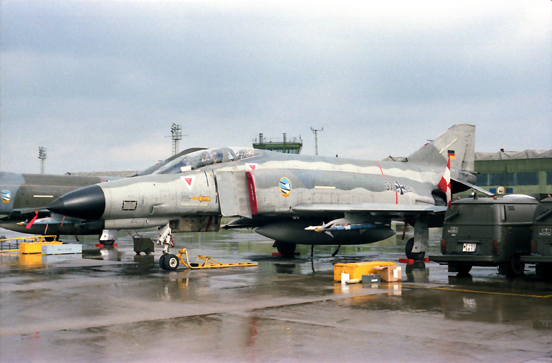 WGAF JG-74 F-4F Phantom exchange 11Sqdn. Binbrook March 1985 ...