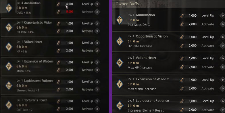 Guild Buffs: Where to find the amount of the buff? : r/undecember_global