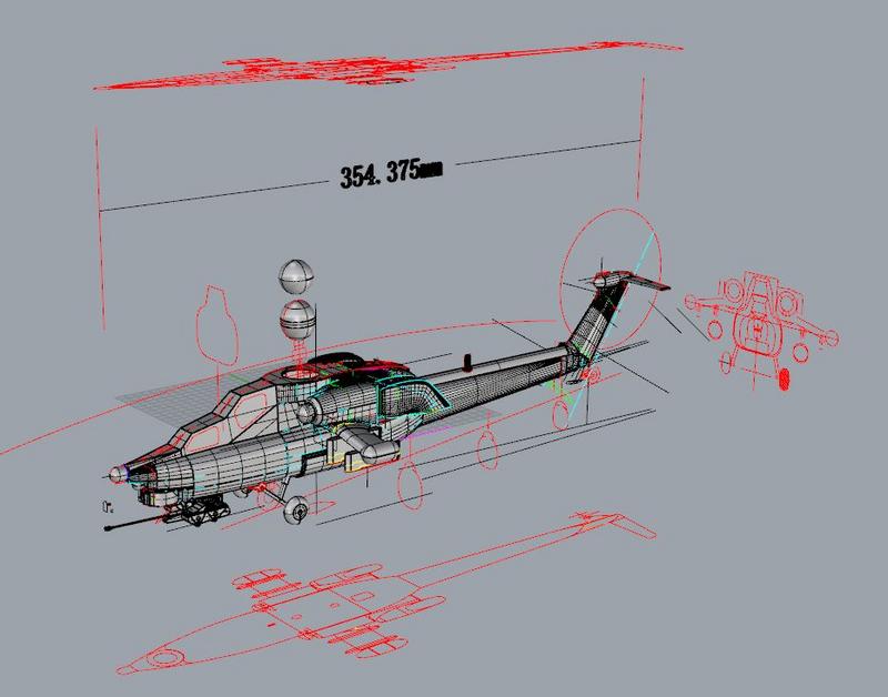 1/48 - Mil Mi-28 "Havoc" by Kitty Hawk - 3D renders in design - The ...