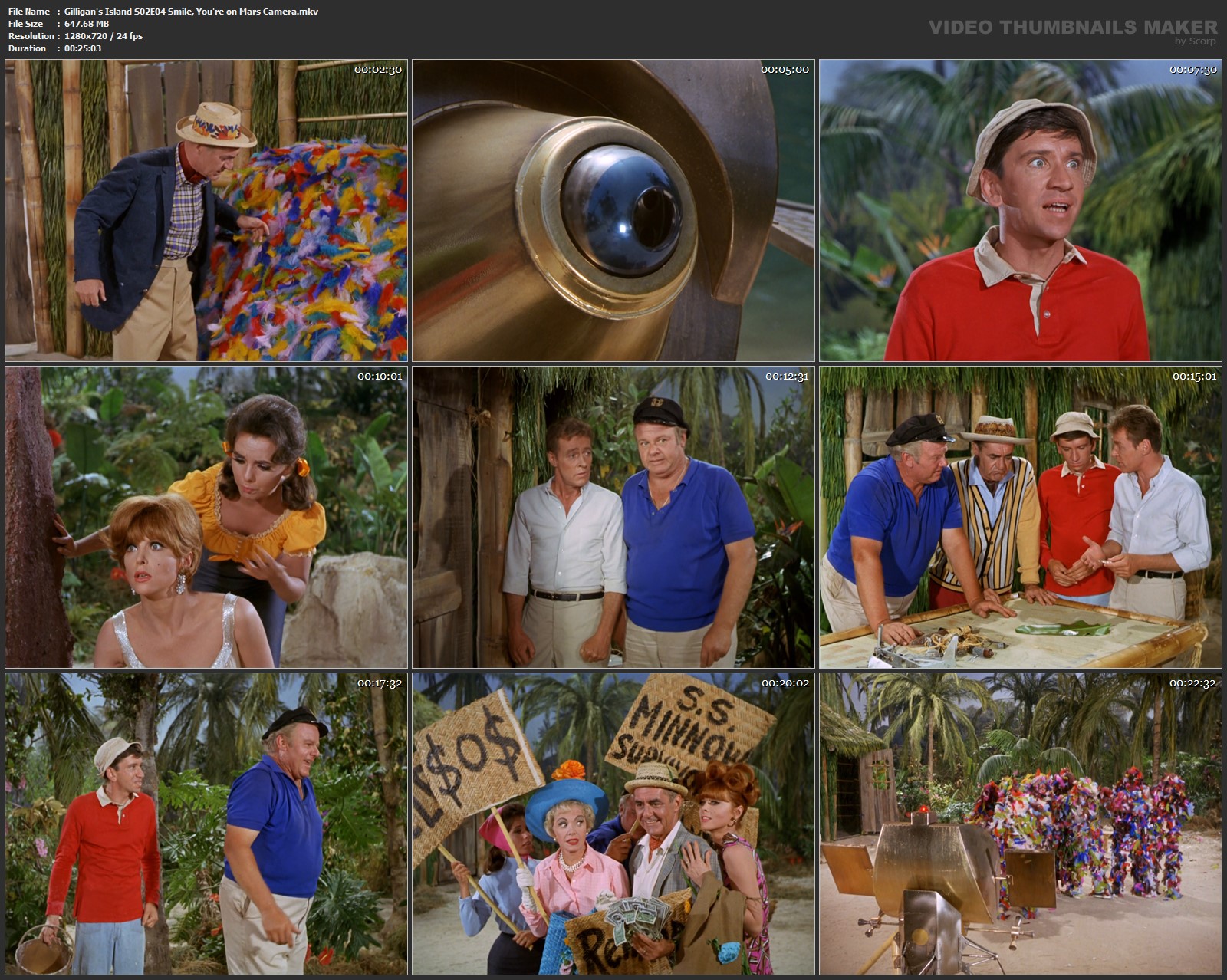 Gilligan's Island S02 E04 Smile, You're on Mars Camera mkv — Postimages