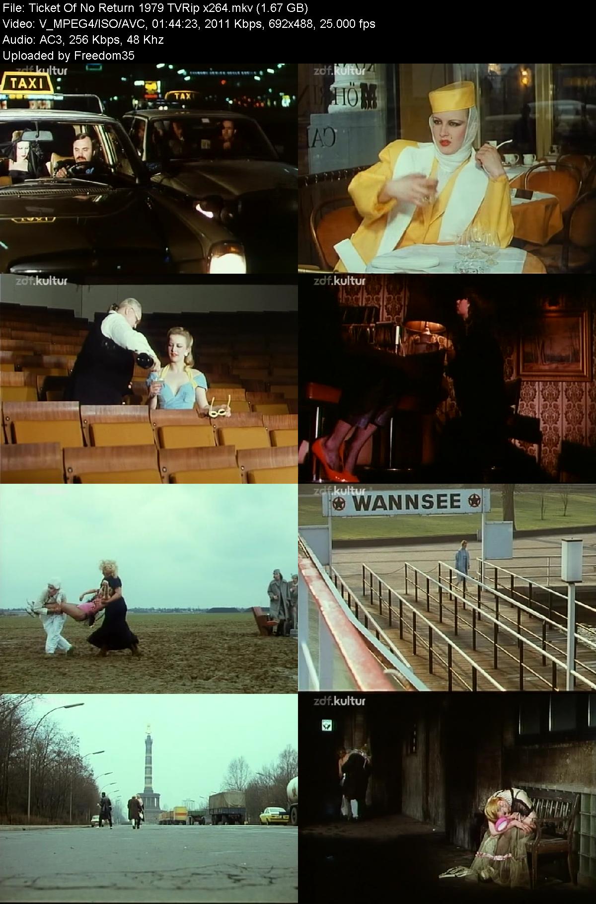 Ticket Of No Return 1979 UNKRip German No Grp — Postimages