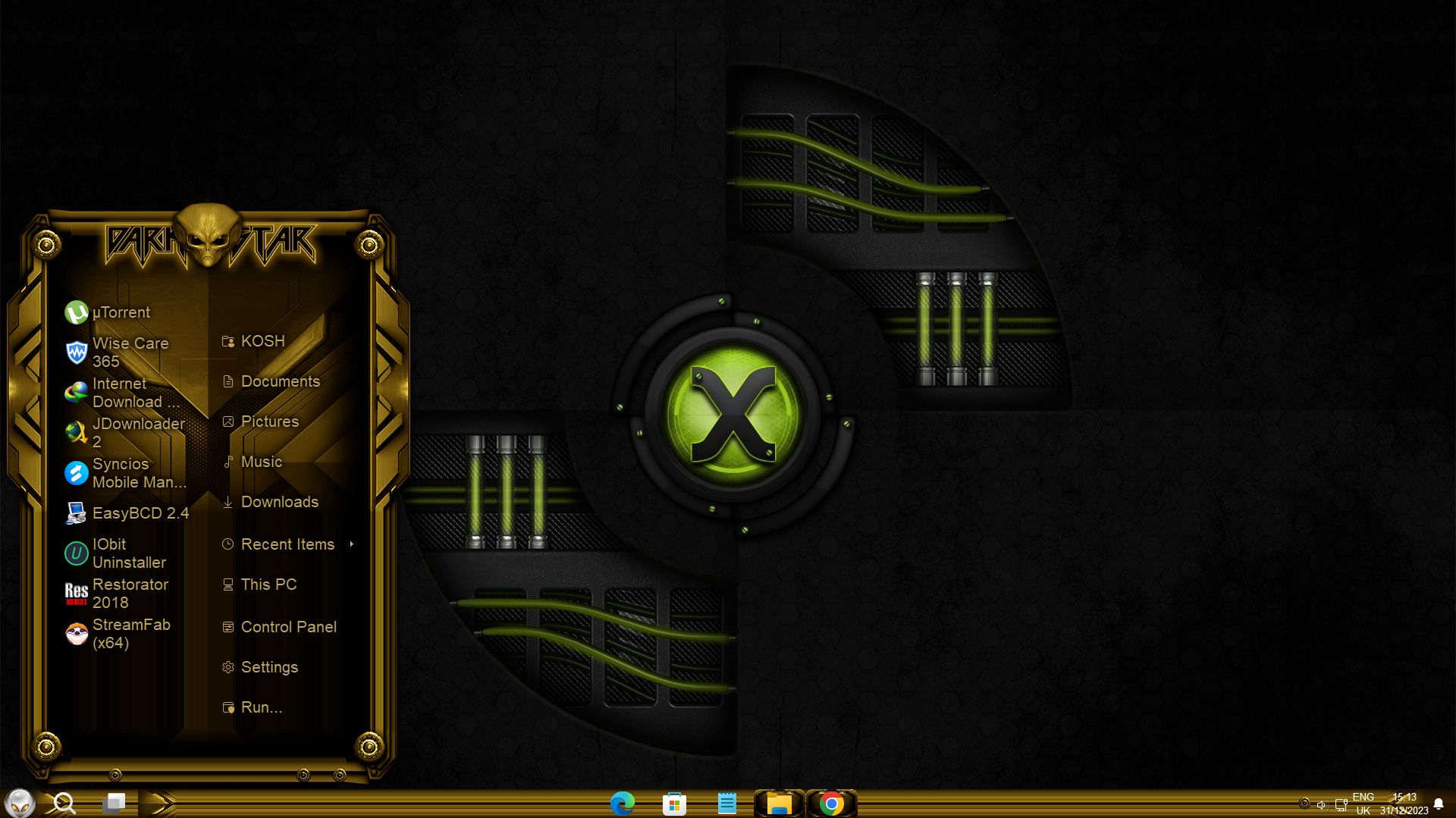 Dark Star Golden Theme — Postimages