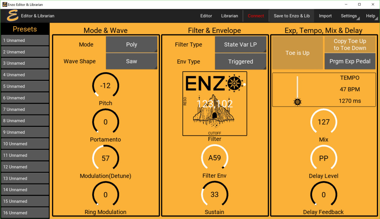 BETA COMPLETED: Editor Librarian for the Enzo