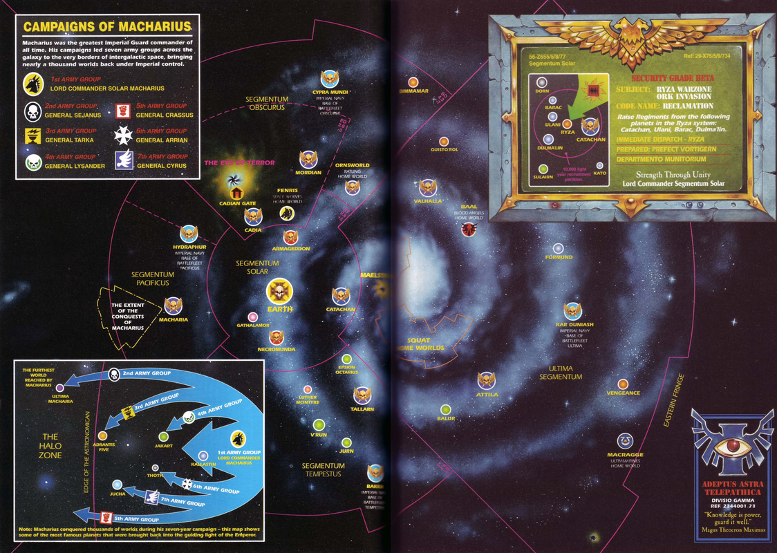 Organization of the Imperial Guard/Astra Militarum from Company to Army ...